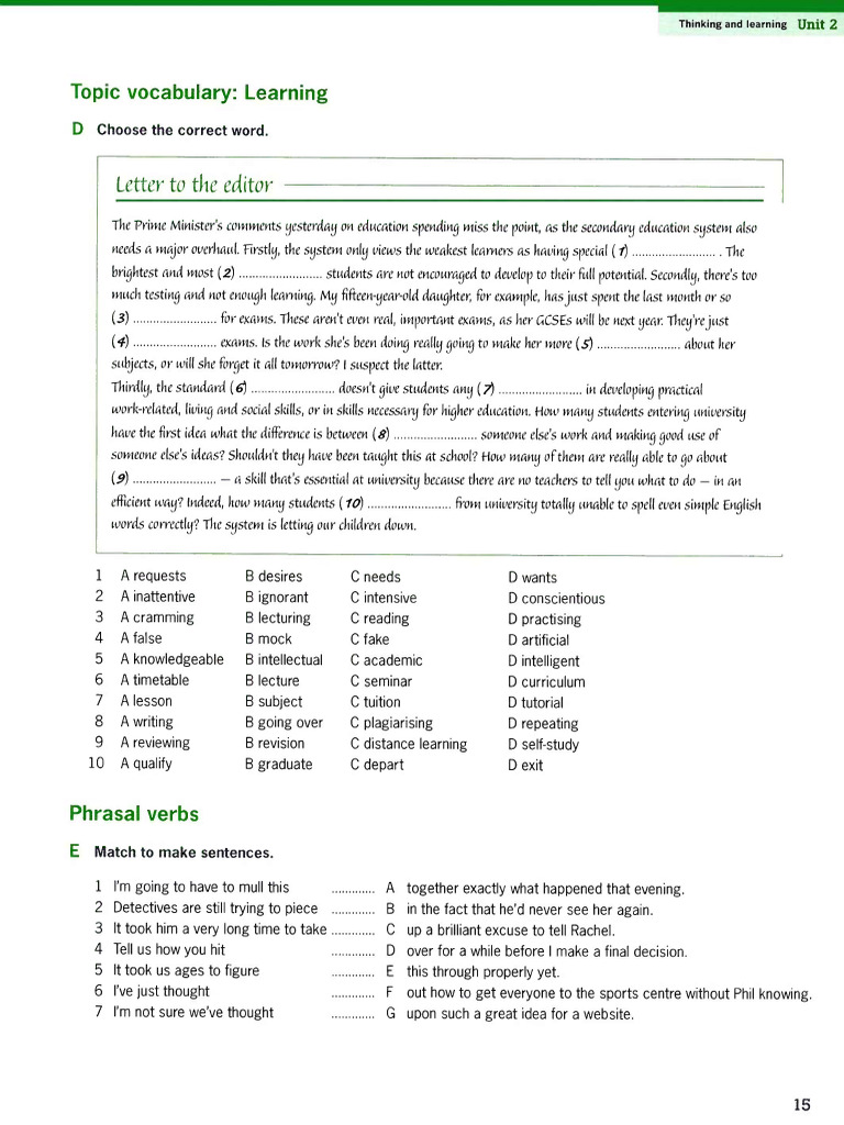 Destination C1 & C2 Grammar & Vocabulary (With Answer Key) (PDFDrive ...