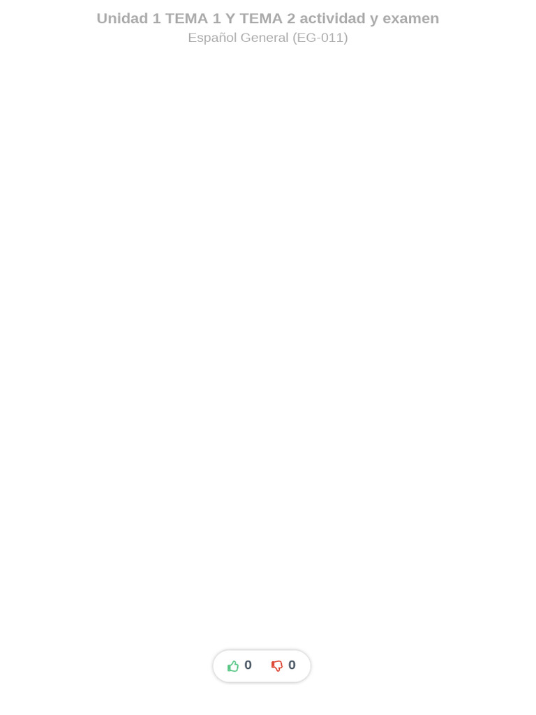 Evaluación de Español General | PDF | Ensayos | Comunicación