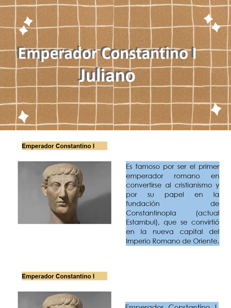 Constantino I: Primer Emperador Cristiano | PDF | Constantino el grande ...