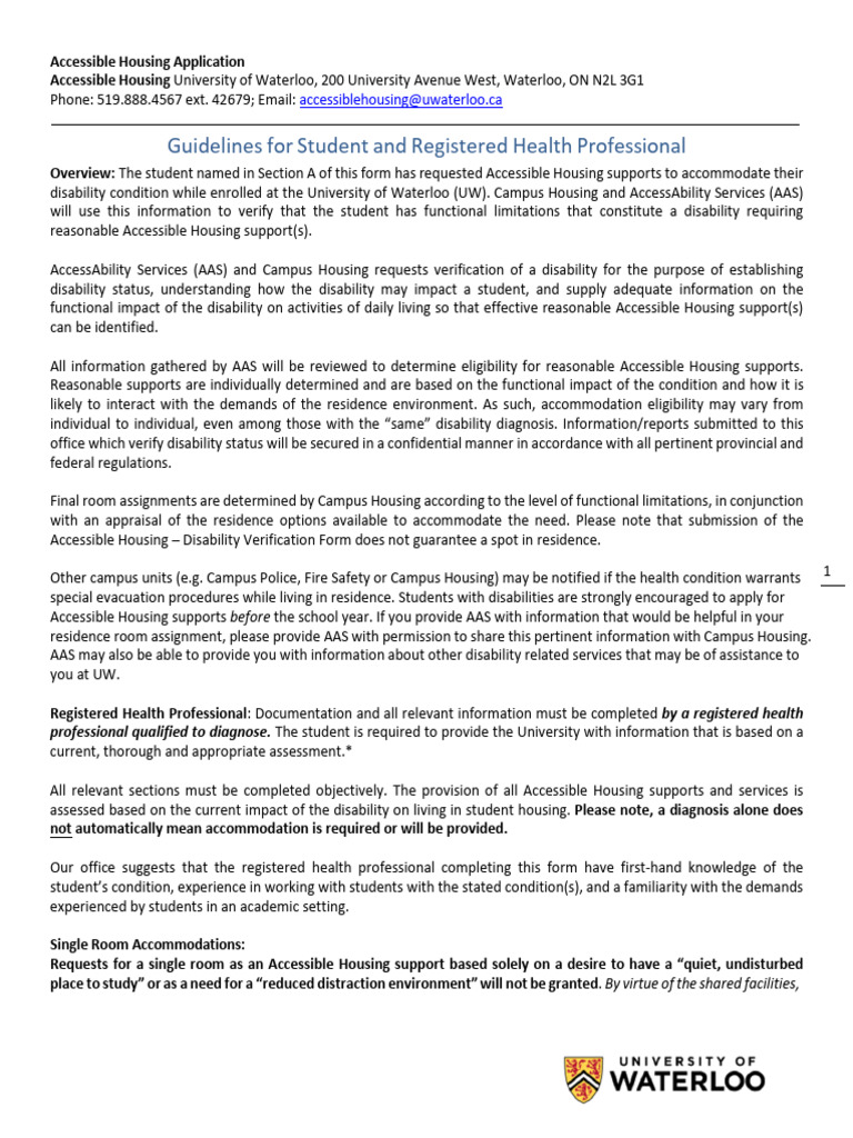 Accessible Housing Application - 0 | PDF | Disability | Informed Consent