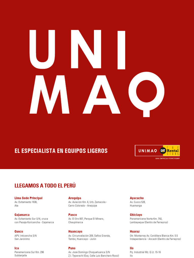 Catálogo Unimaq 2023 | PDF | Máquina elevadora | Soldadura