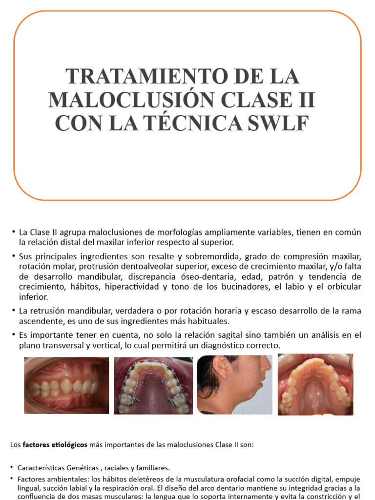 Clasificación de Las Clases II P | PDF | Anatomía humana | Anatomia dental