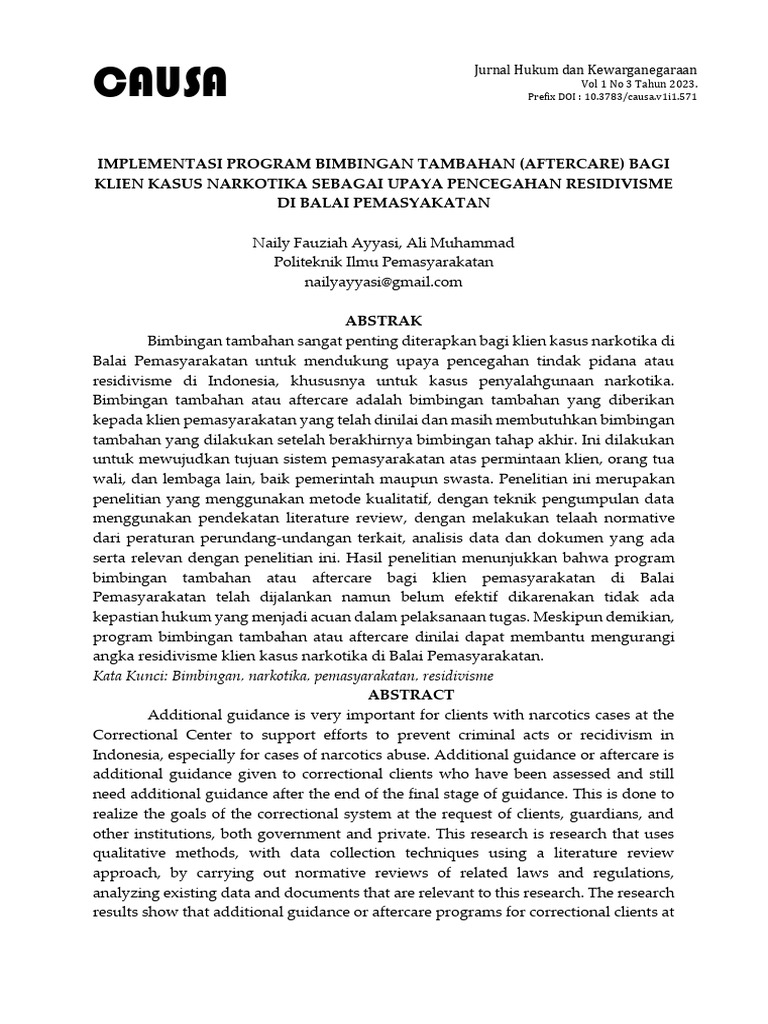 Jurnal Naily Causa | PDF | Ilmu Sosial