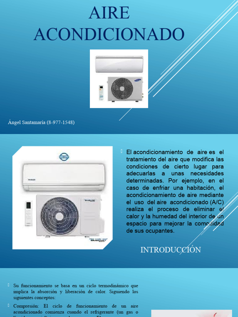 Aire Acondicionado Presentación 1 | PDF