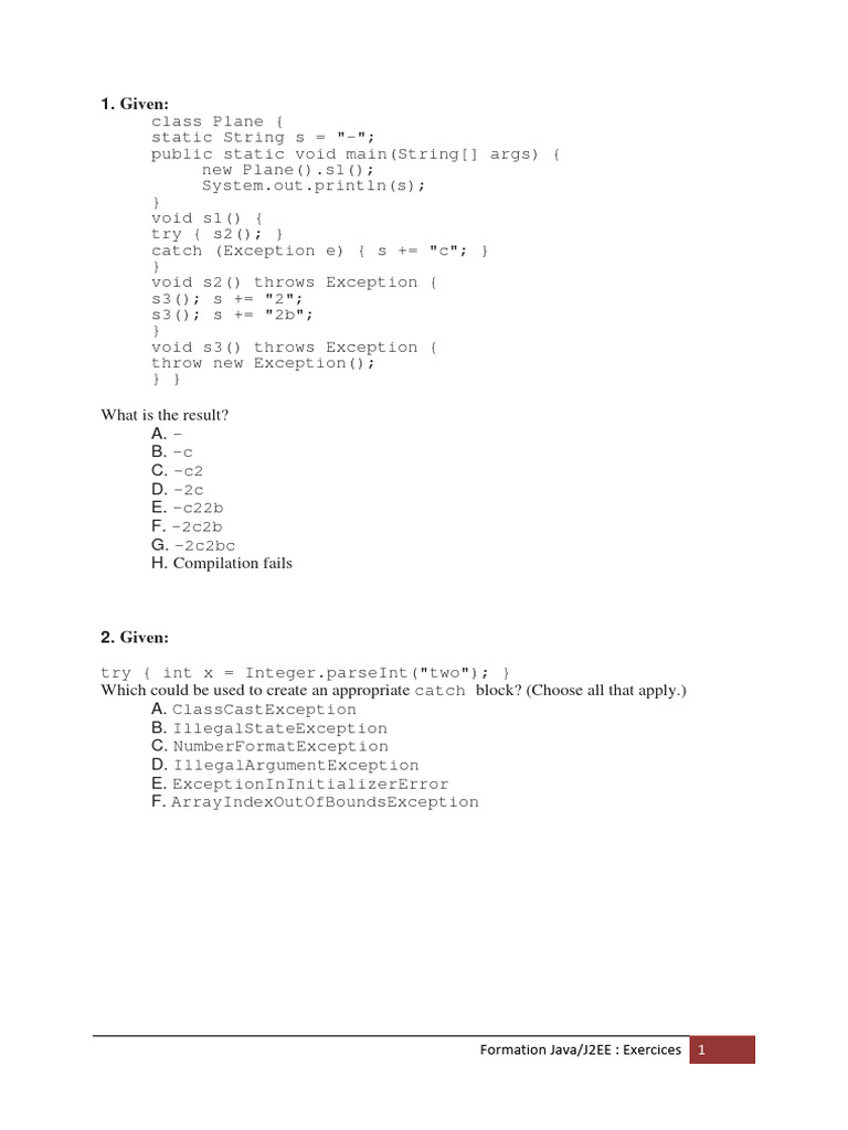 Exercices Partie2 | PDF | Systems Engineering | Software