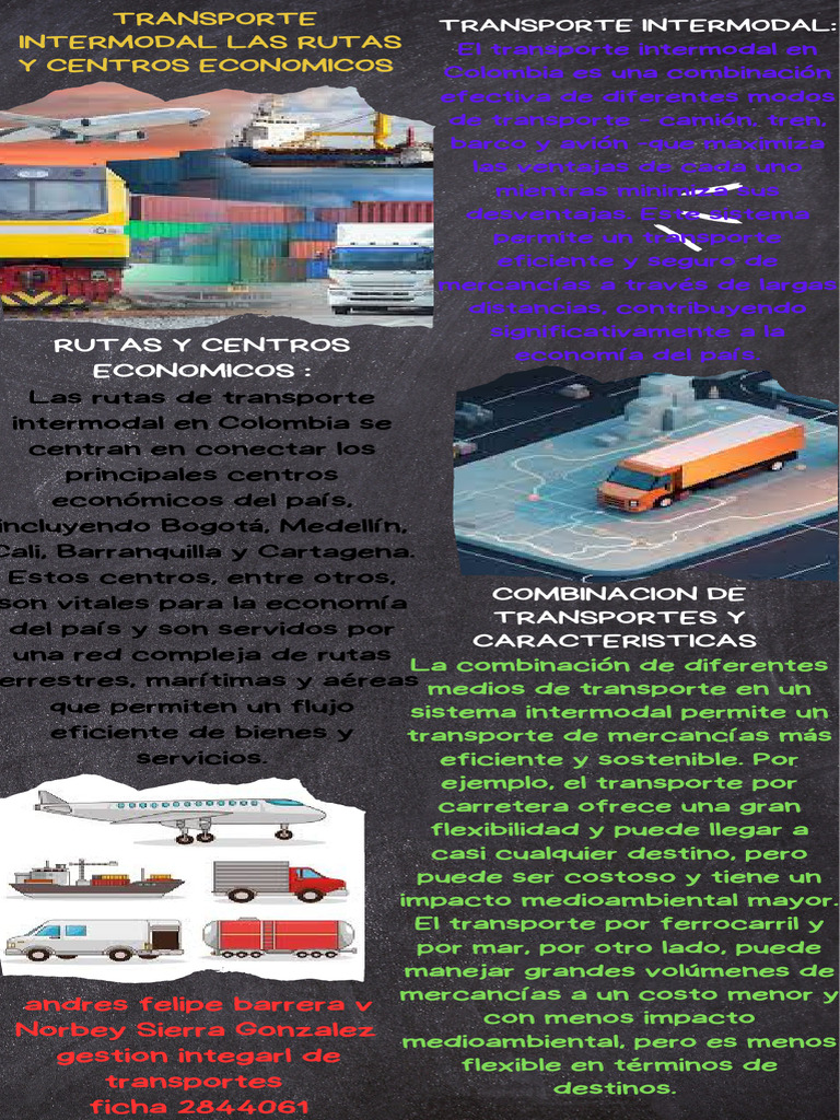 Poster | PDF | Transporte Intermodal de Carga | Transporte