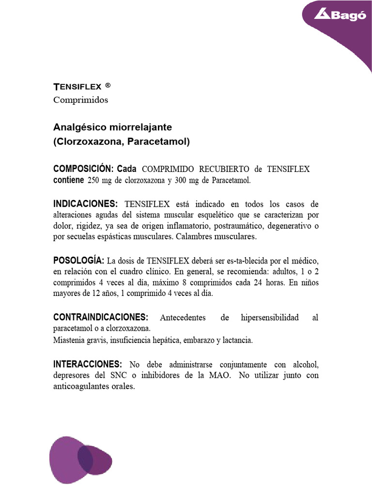 Tensiflex W | PDF