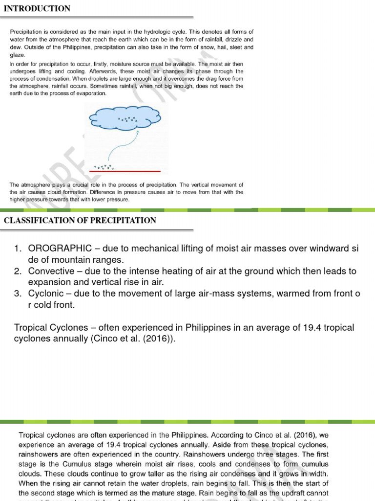 Lecture 2-Precipitation | PDF | Precipitation | Physical Geography