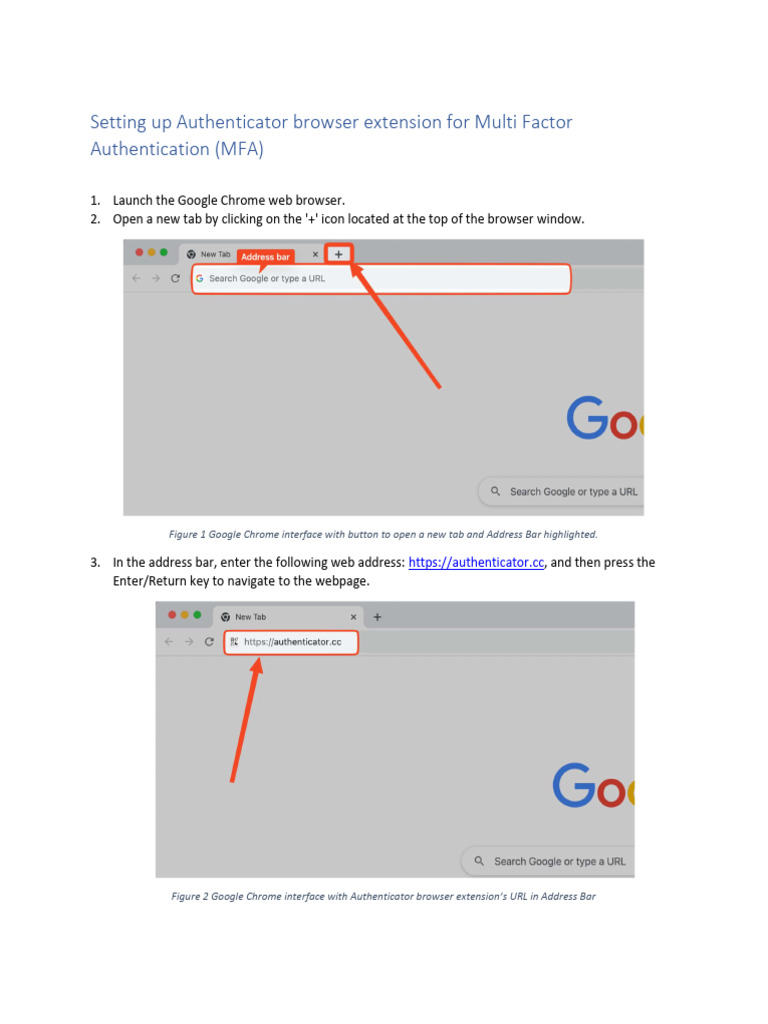 Authenticator Browser Extension Mfa Guide Pdf Qr Code World Wide Web