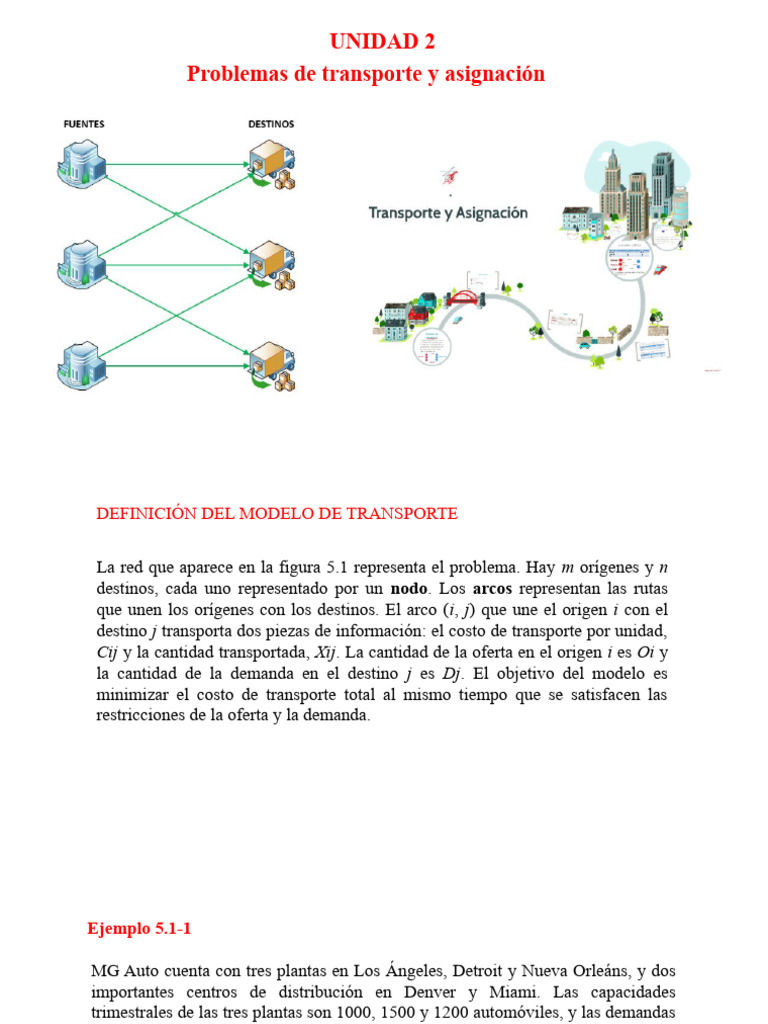 clase 4 Problemas de transporte y asignación | PDF | Transporte | Economias