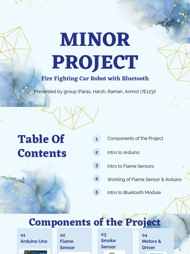 Minor Project | PDF | Arduino | Bluetooth