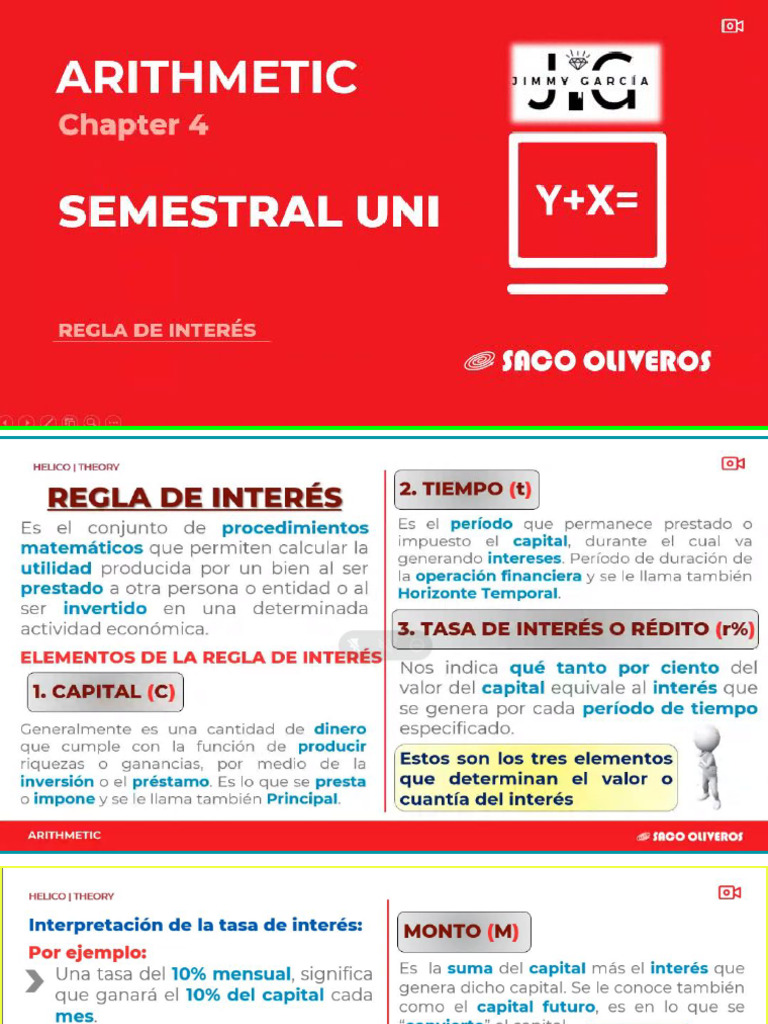 Aritmética 4_10_2021. INTERES REGLA | PDF