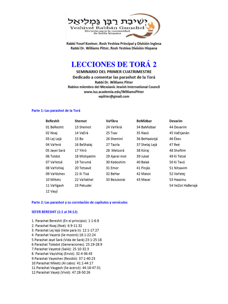09 LECCIONES DE TORÁ 2 Parashá Vayeshev 5784 | PDF | Janucá | Judios y judaísmo