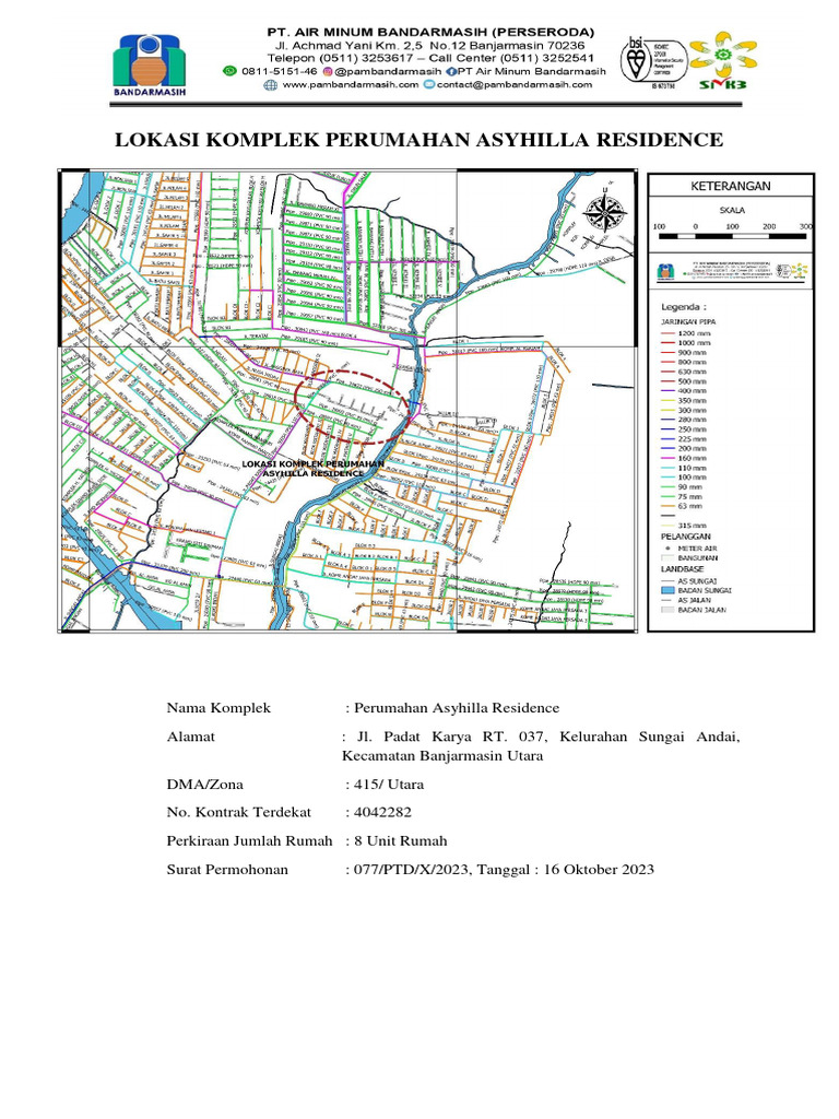 Laporan Hasil Survey Komplek Perumahan Asyhilla Residence | PDF Laporan Hasil Survey Komplek Perumahan Asyhilla Residence | PDF