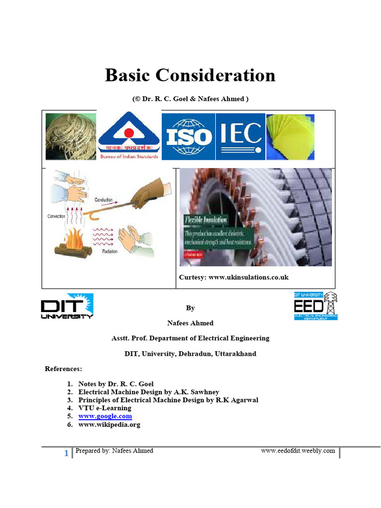 Emd Basic Considerations Cad of Elect Machines | PDF | Electric Motor | Heat Transfer