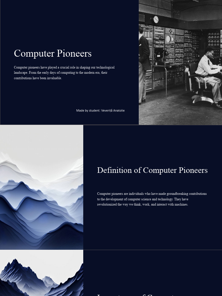 Computer Pioneers | PDF | Computing | Computer Science
