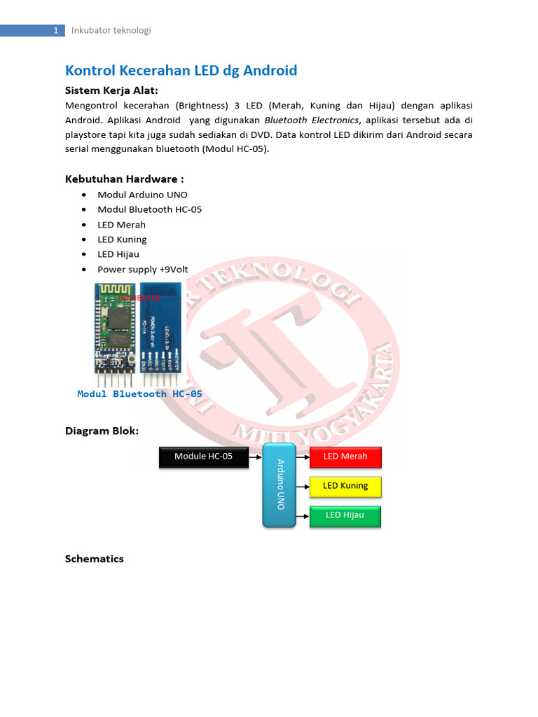 Kontrol Kecerahan LED DG Android | PDF