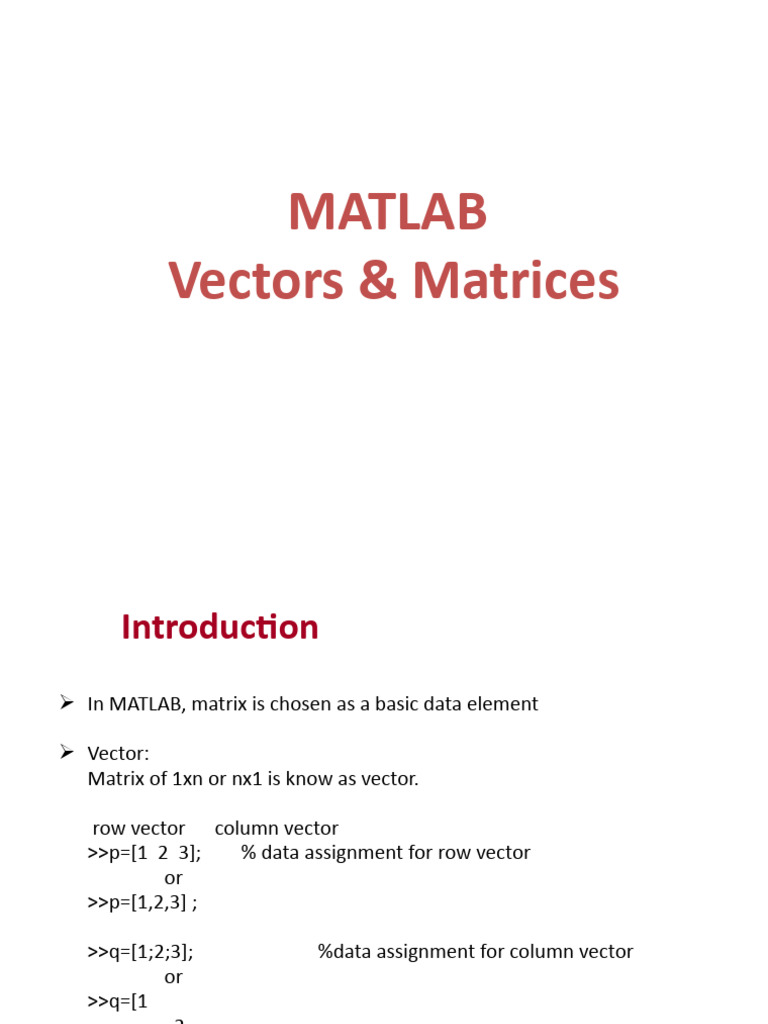 3 Vectors and Matrices | PDF | Matrix (Mathematics) | Matrix Theory