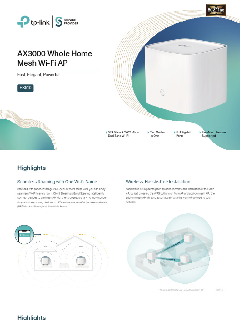 TP Link Hx510 | PDF | Wi Fi | Ieee 802.11