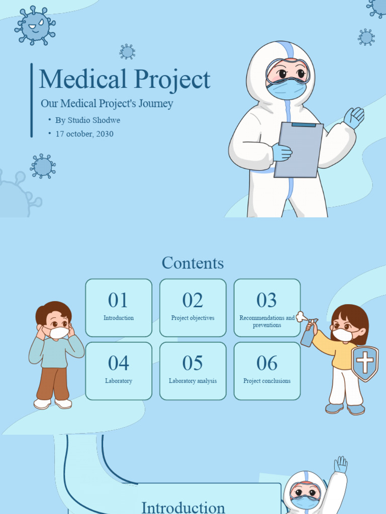 Light Blue Illustrative Medical Project Presentation - 20231126 ...