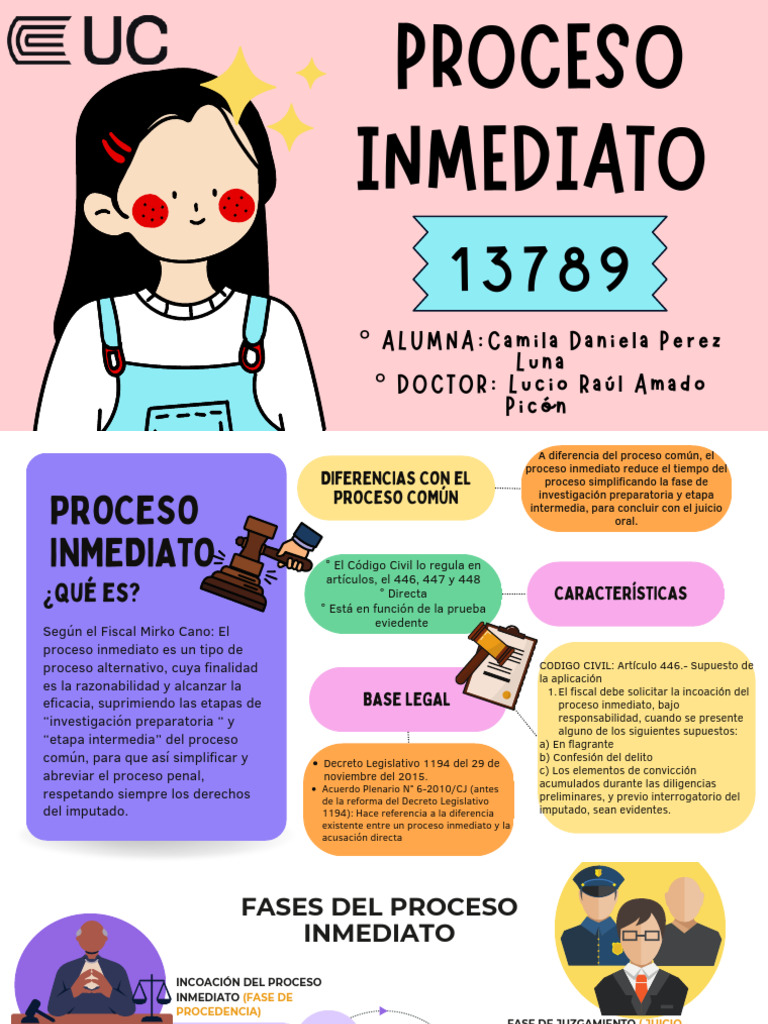 Proceso Inmediato | PDF | Fiscal | Sentencia (ley)