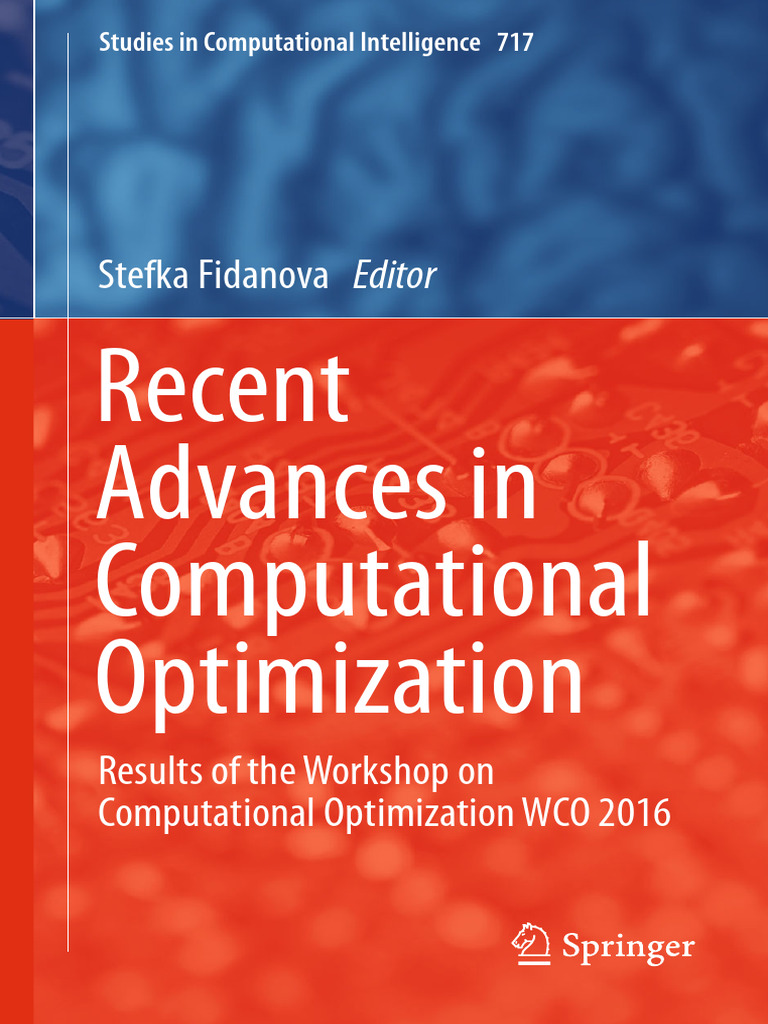 Recent Advances in Computational Optimization: Stefka Fidanova Editor | PDF | Mathematical ...