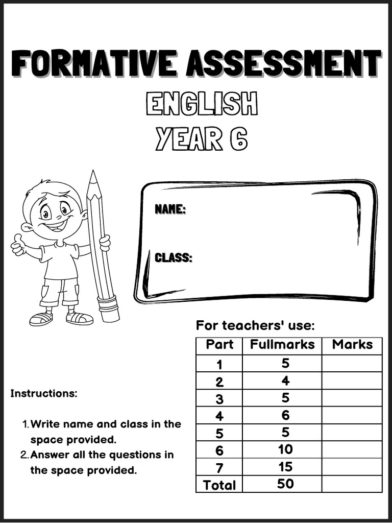 Year 6 Formative Assessment | PDF | Malaysia