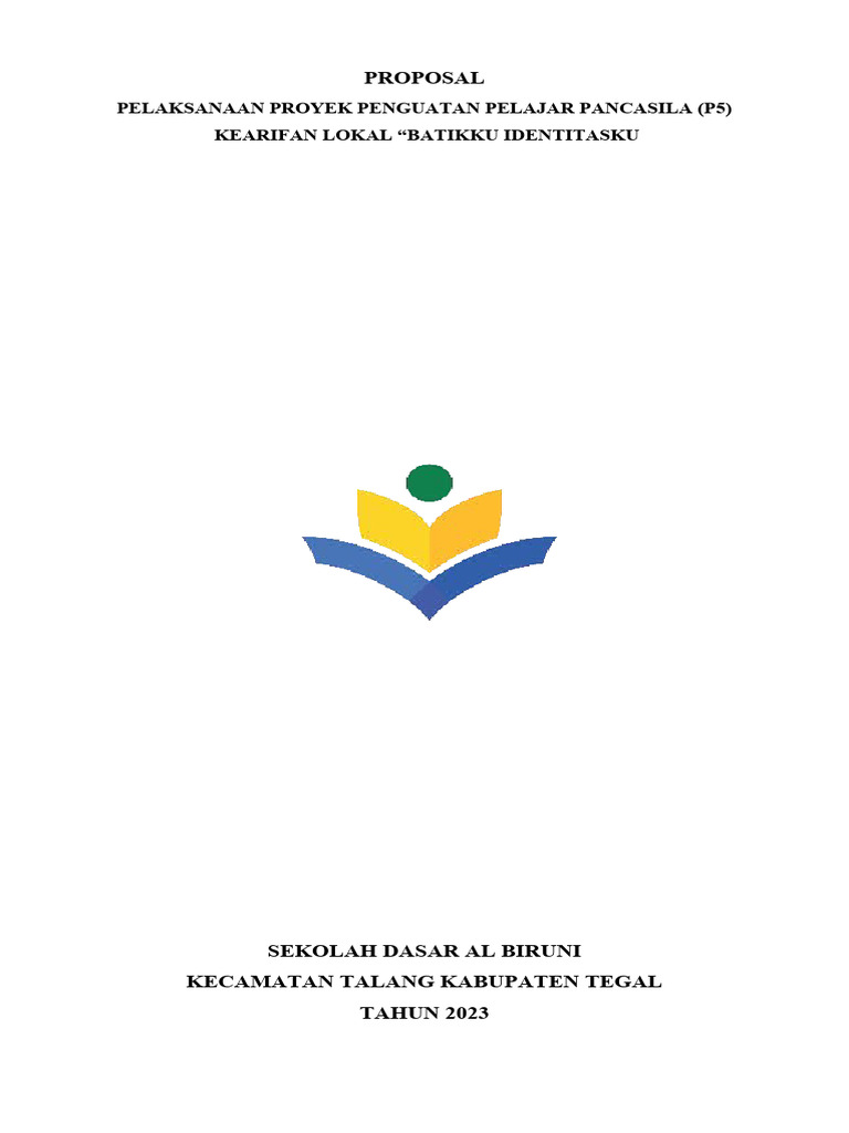 PROPOSAL P5 KEARIFAN LOKAL Batik | PDF