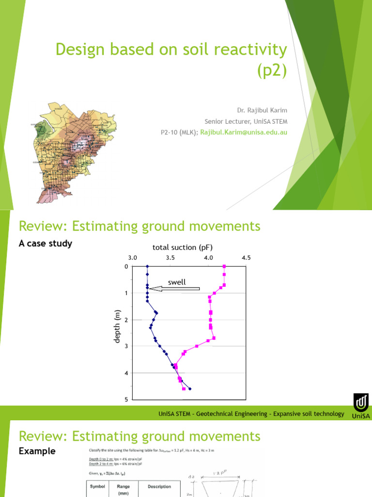 Lecture 6A Design Based On Reactive Soil (p2) | PDF