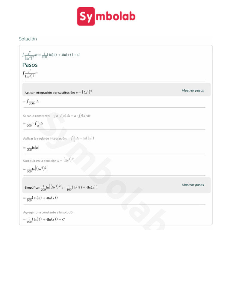 Symbolab - Solutions | PDF
