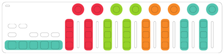 Plantilla Stickers Nano Kontrol 2 | PDF