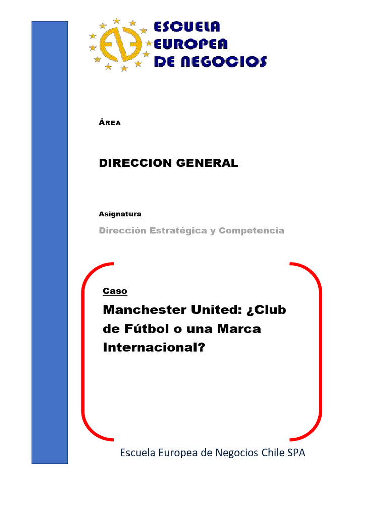 Caso, Manchester United | PDF | Manchester United FC | Liga Premier