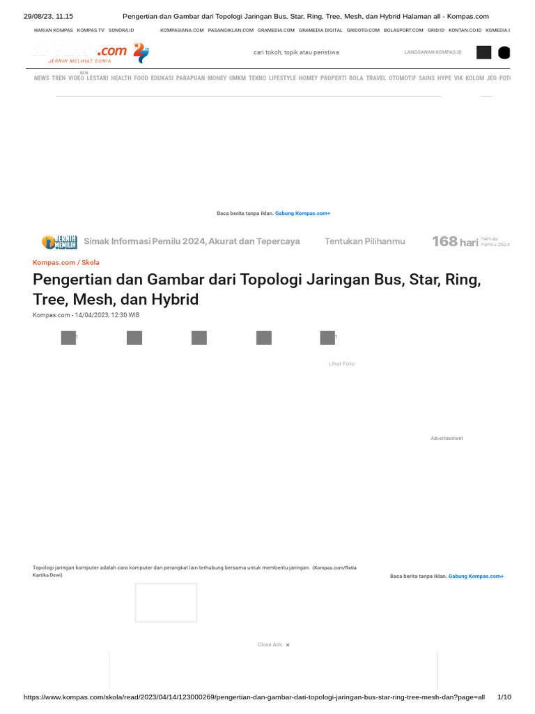 Pengertian Dan Gambar Dari Topologi Jaringan Bus, Star, Ring, Tree, Mesh, Dan Hybrid Halaman All ...