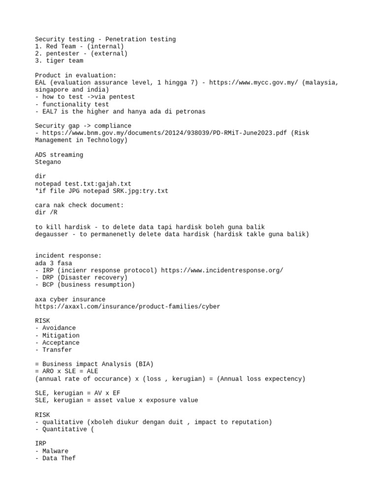 Nota Security Testing - Penetration Test | PDF | Malware | Penetration Test