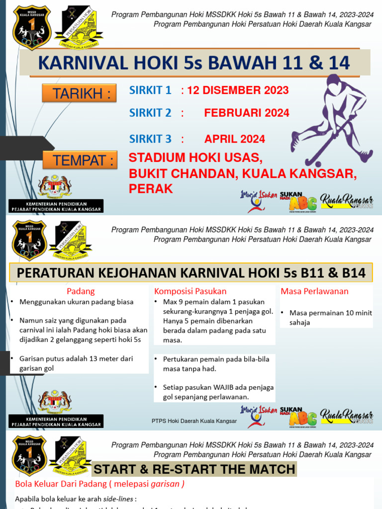 Hoki 5s Bawah 11 & 14 di USAS 2023-2024 | PDF