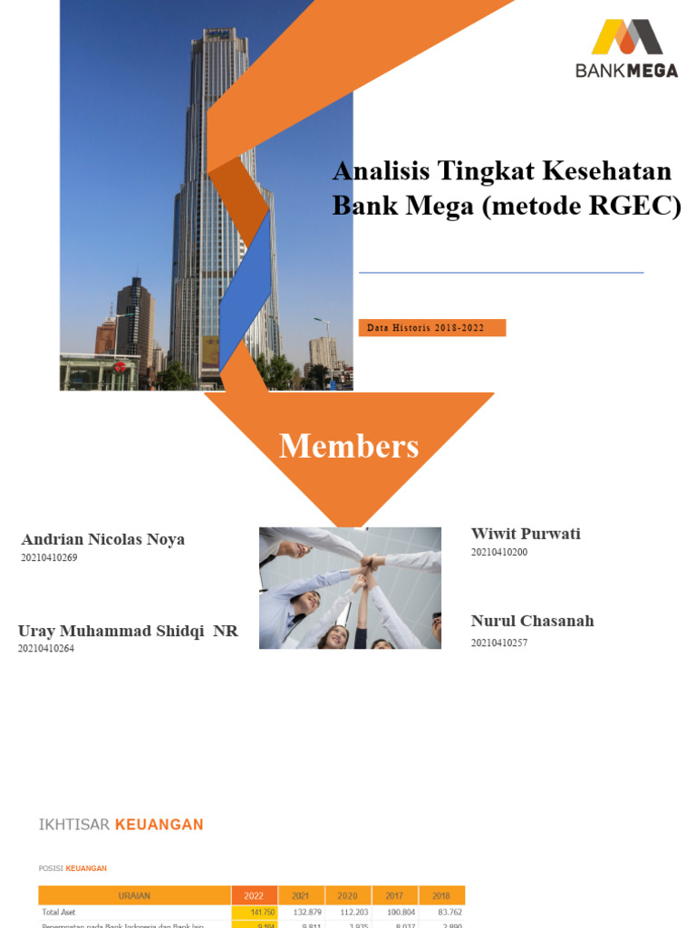 Analisis Kesehatan Bank Mega Metode Rgec | PDF