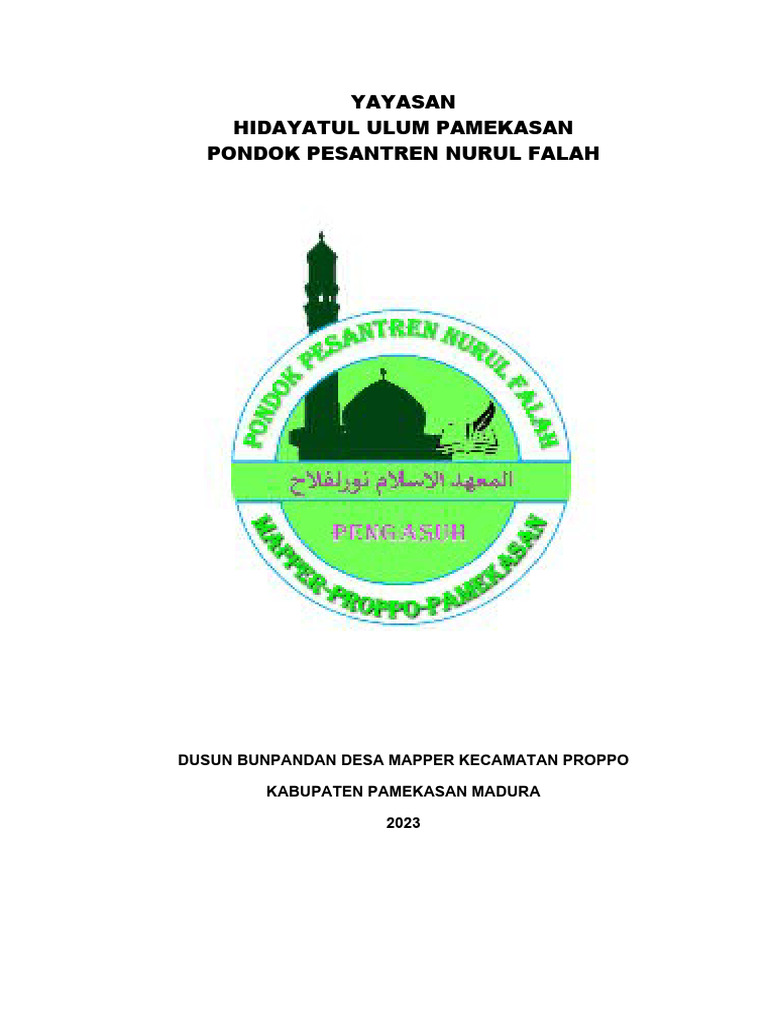 Proposal Pp. Nurul Falah-1 | PDF