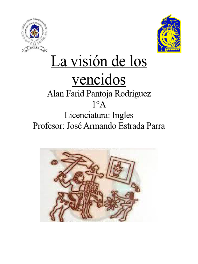 Análisis de "La visión de los vencidos" | PDF | azteca | Cultura de las ...
