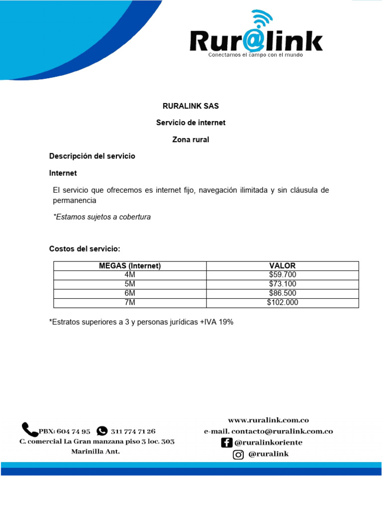 RURALINK Internet Rural (Radio) | PDF