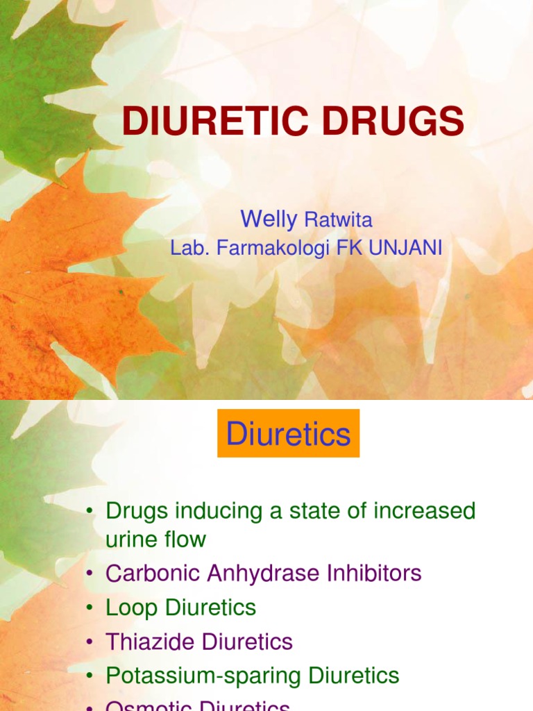 Diuretic Drugs | PDF | Drugs | Pharmacology