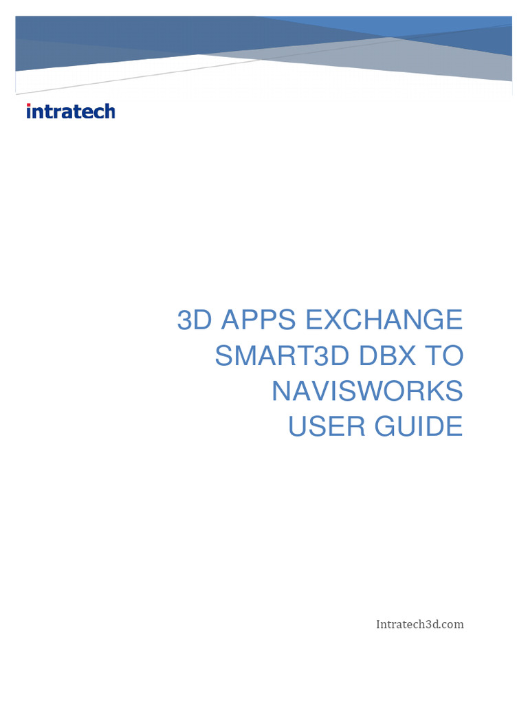 UserGuide - Smart3D DBX To Navisworks - v4.x | PDF | Comma Separated Values | Computer File