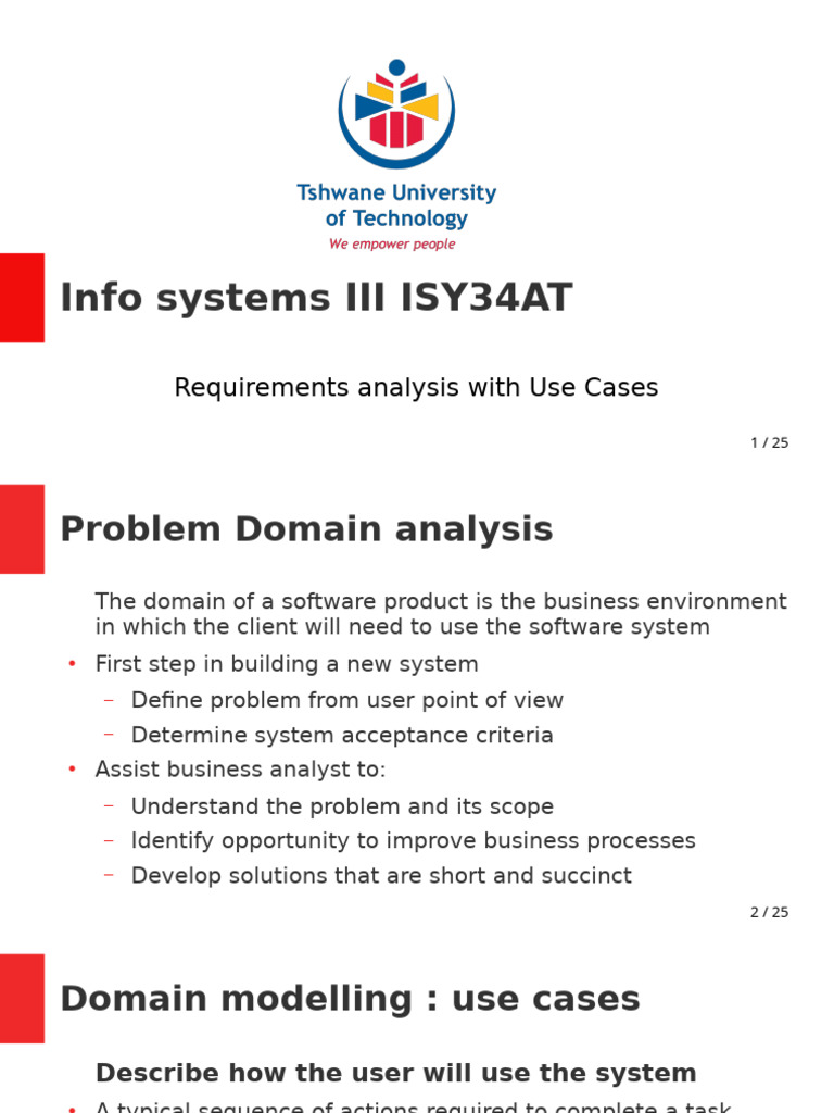Use Case Lecture - 1 | PDF | Use Case | System