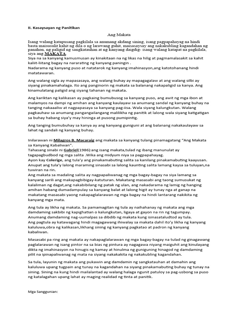 Ang Makata | PDF