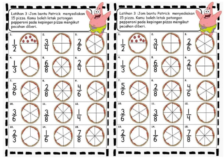 Pecahan Tahun 2 | PDF