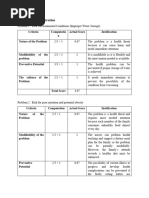 Family Nursing Problem Prioritization | PDF | Resource | Preventive ...