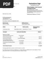 GEICO Insurance Declaration Page Details | PDF | Insurance