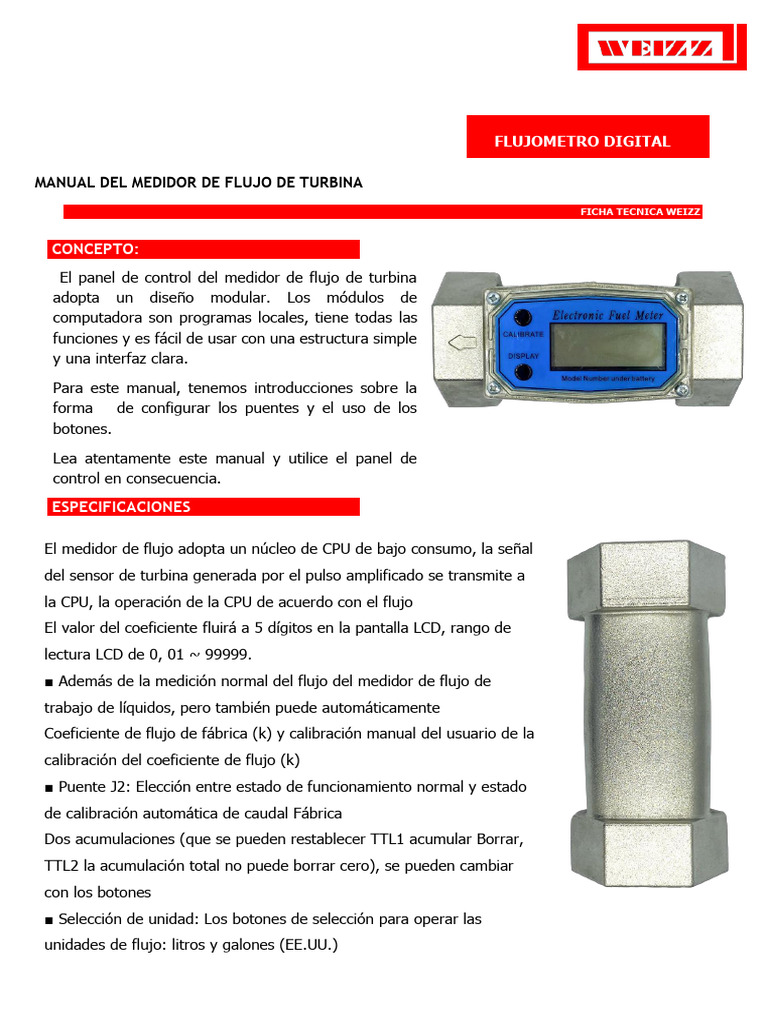 Flujometro Digital | PDF