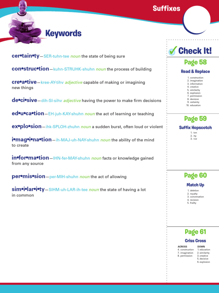 Worksheet Suffixes Grade 4 | PDF | Linguistics | Linguistic Morphology