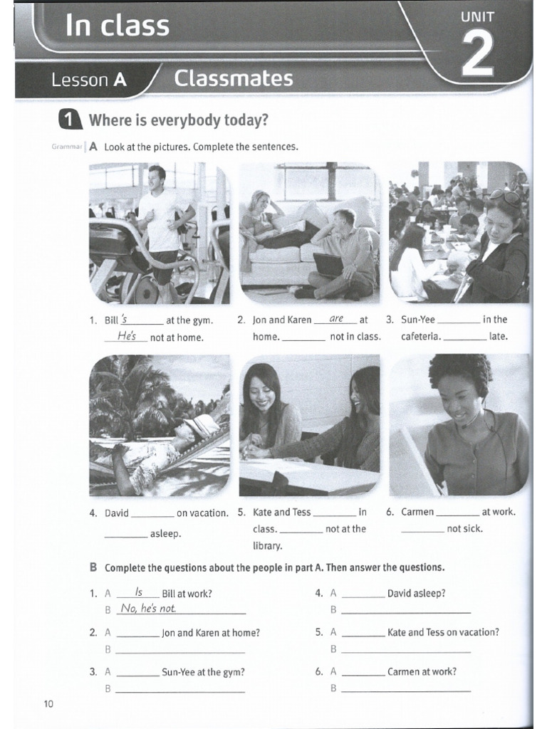 Touchstone 1 UNIT 2 Lesson A | PDF
