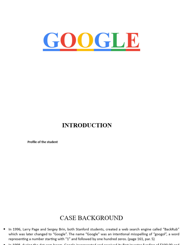Google Case Study Overview | PDF | Android (Operating System) | Internet